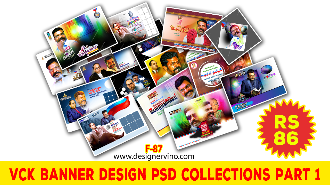 VCK Banner design psd collections part 1
